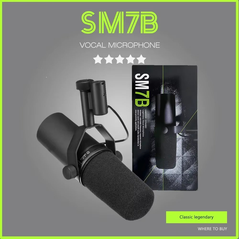 SM7B Cardioid Dynamic Microphone Sm7B 7B Studio Selectable Frequency R – Backline Supply